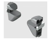 EBCO PPDS-AGS Adjustable Glass Shelf Support For Pole Shelving System ...