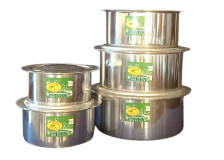 City Casserole, Set- Of 5 cookware set by Kaluworks