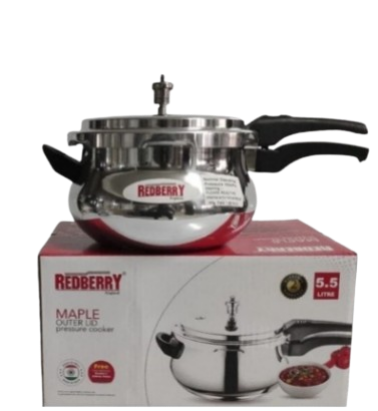 Redberry Maple Aluminum Pressure Cooker - 5.5L