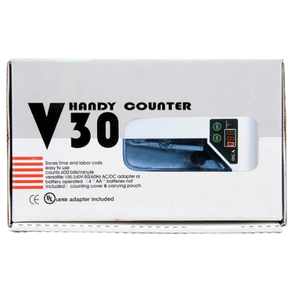 V30 Handy Note Counter - Fast, Accurate, and Portable