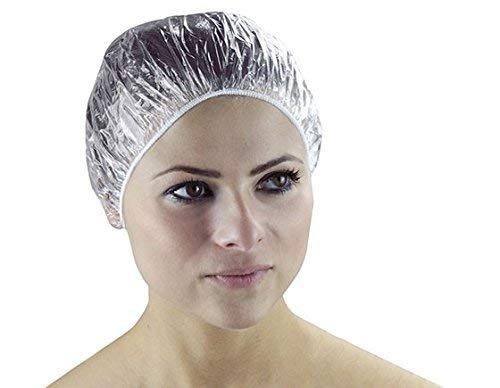 Disposable PVC shower cap in white box (PVCSCAP)