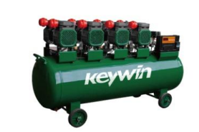 Keywin KW-439-160 Oilless Air Compressor, 5200W, 700L/min, 160L Tank
