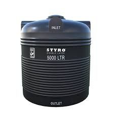 Styro Double Layer 5000 Ltr Water Tank - Black