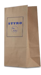 Styro Grocery Bags No. 2 (1kg) - 1500pcs Bulk Pack