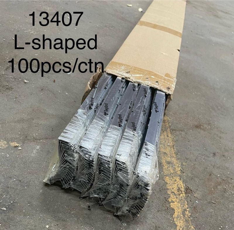 PVC Tile Edging Strips - Cream, 100pcs/ctn 13407