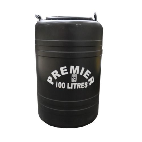 Premier Water Storage Barrel-Drum 100L- Black