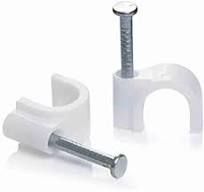 Round Cable Clips (22mm) 100 Pack CCR22MM