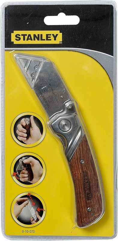 Stanley Folding Pocket Knife w/ Wooden Handle (0-10-073)