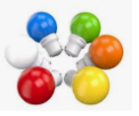 G45 1W Color LED Bulb (Red, Green, Yellow, Blue) (G45 Color Bulb)