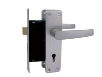 MORTICE LOCKS 2 – LEVER BOX PACKING, W/2 KEYS, AND 2HANDLES ATLAS SILVER