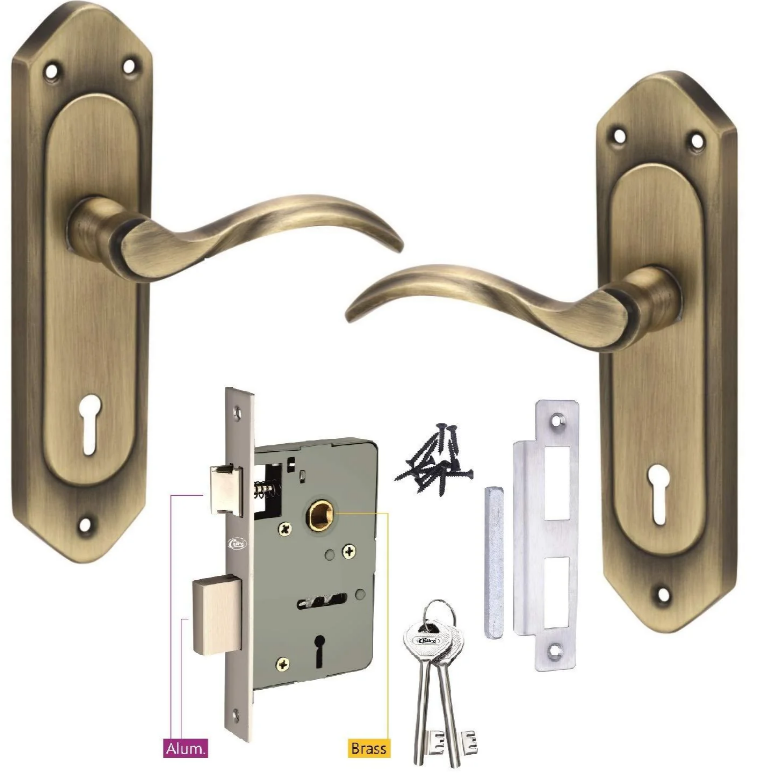 union 2lever lock set with AC handles 2L-35141-95-AC