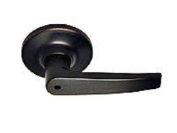 Union 2lever locksets with design zinc handle Black 2L-Z033-420-95-black