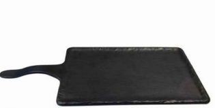 Servewell rectangular melamine handle platter 37x19cm
