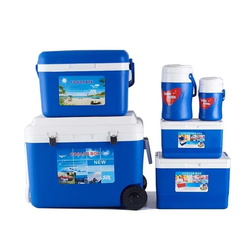 Milton 5 Pcs Cooler Box Set 70/30/8/3L + 1L Jug Large Cooler with Wheels