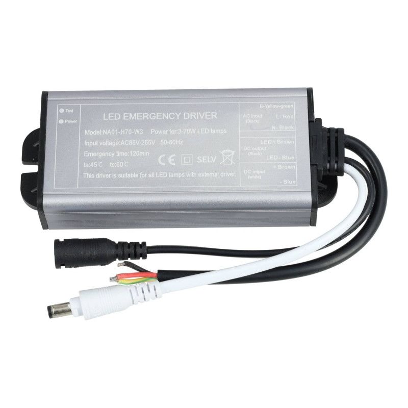Emergency kit for LED panel up to 70W