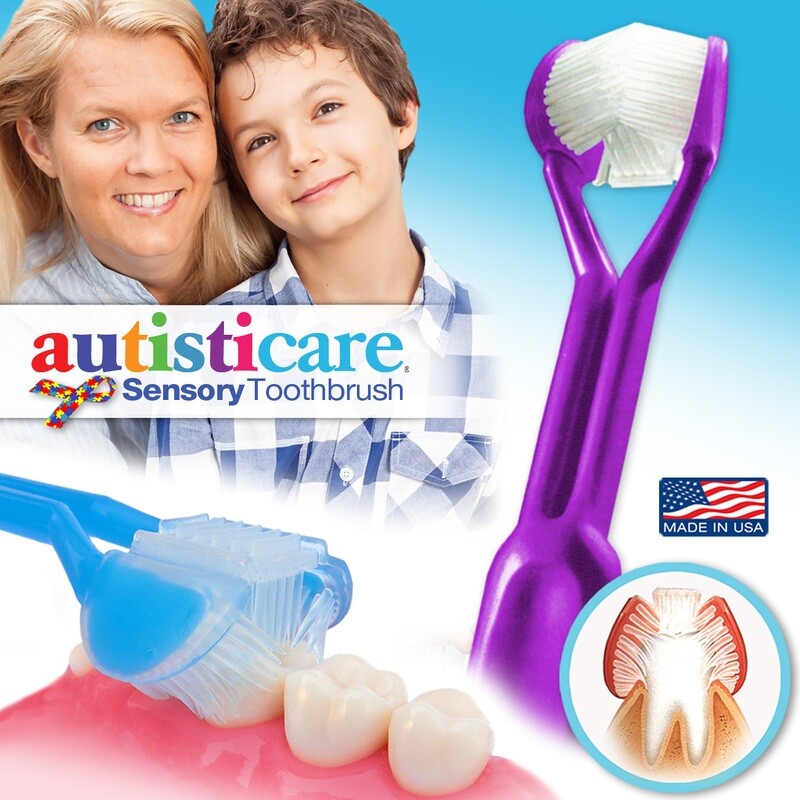 DenTrust Autisticare – Buy DenTrust – DenTrust Three-Sided Toothbrush