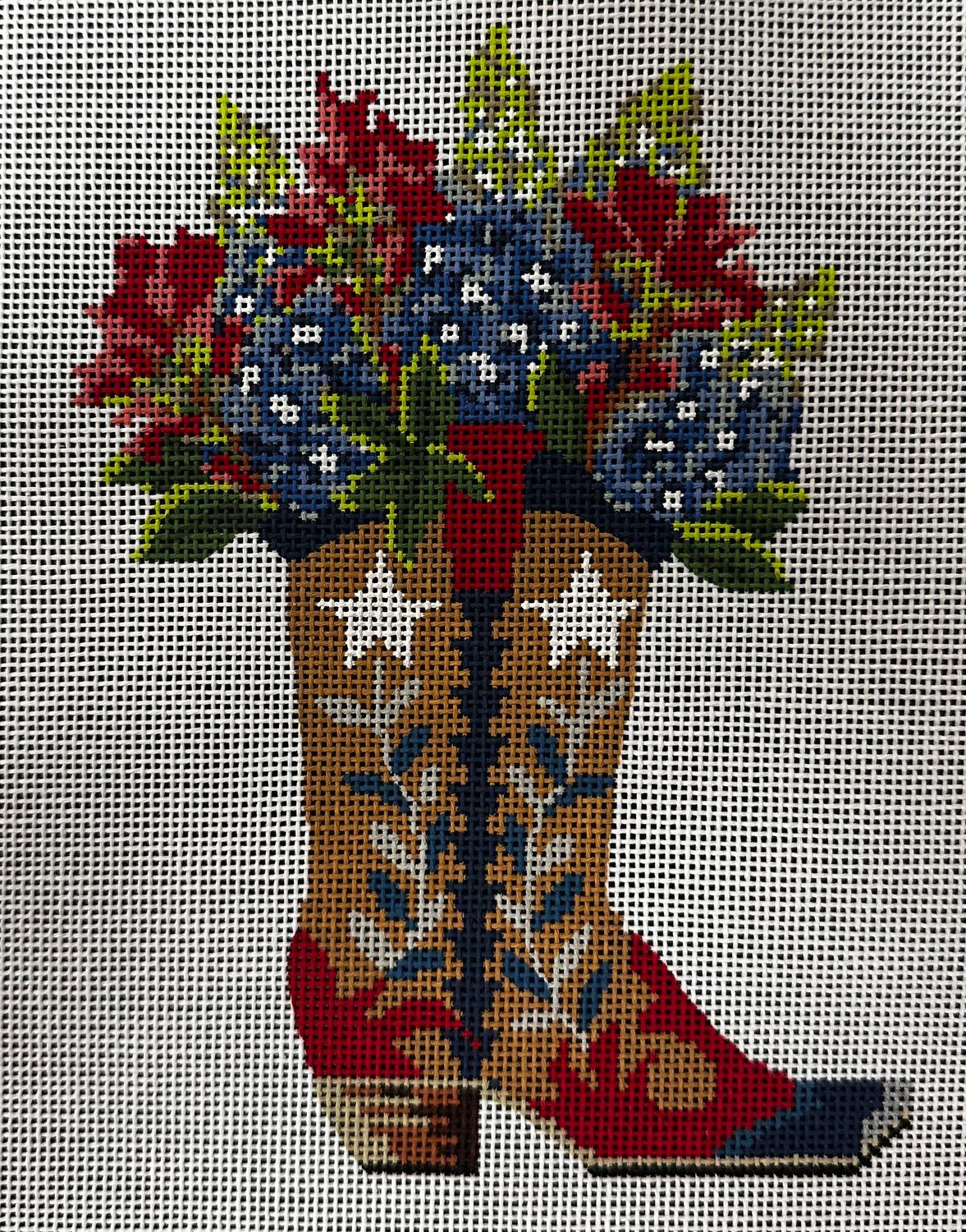 Boots with Bonnets (Handpainted by Kelly Clark) – Needlepoint Canvases ...