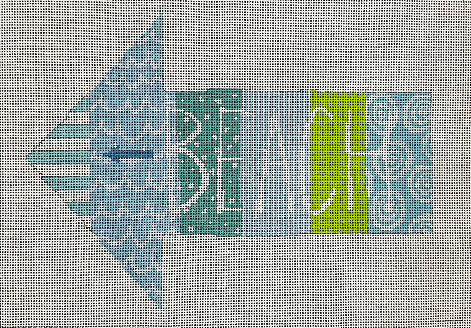 Beach (Handpainted by Pippen) – Needlepoint Canvases – Needelpoint Alley