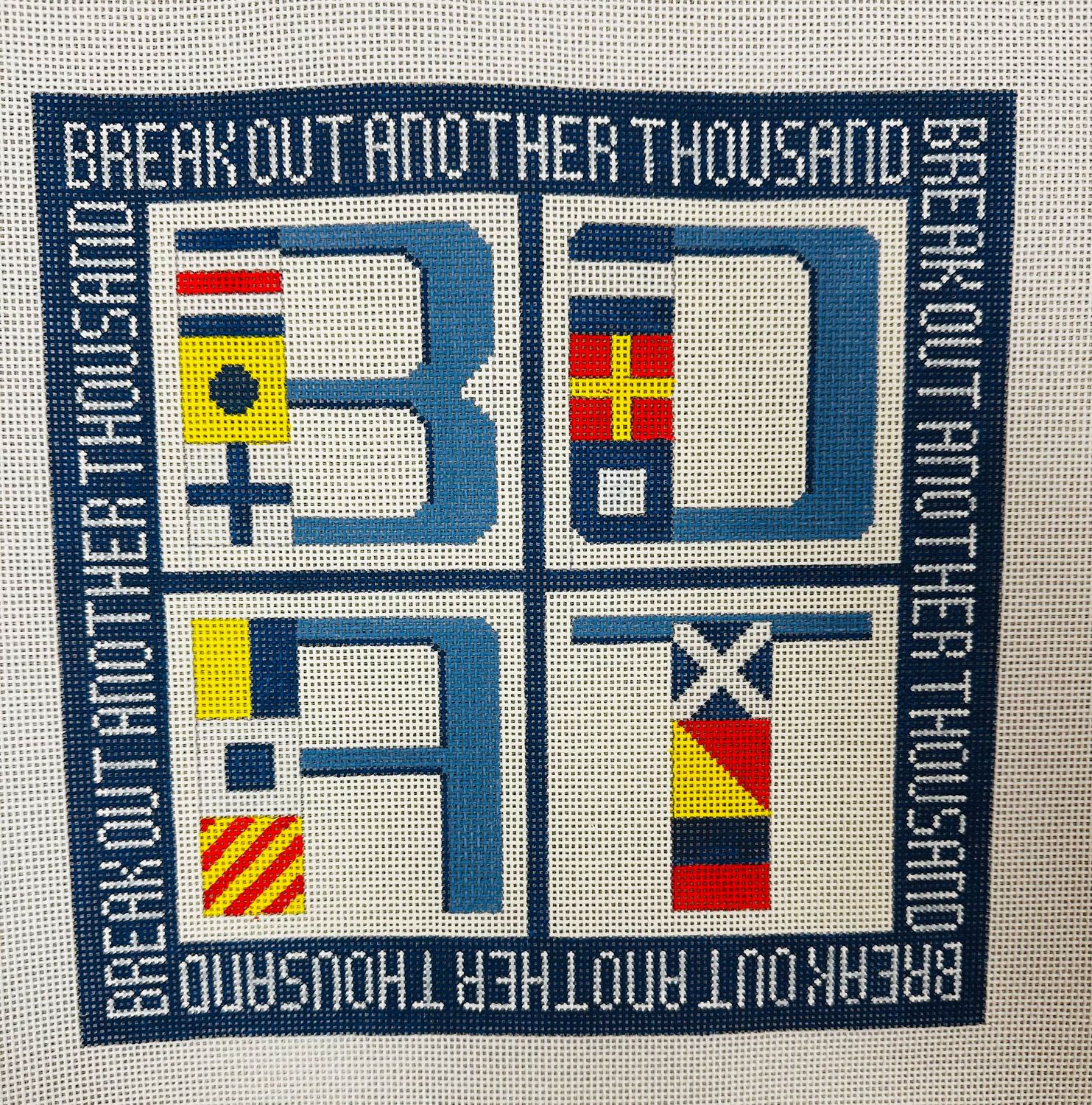 BOAT – Breakout Another Thousand (Handpainted by Vallerie Needlepoint ...
