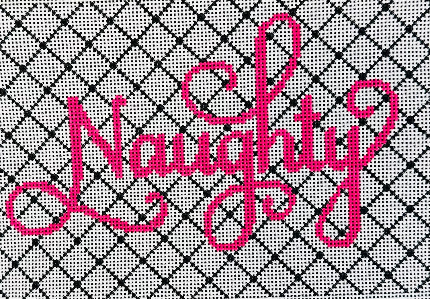 Naughty (Handpainted by Rachel Donley) – Needlepoint Canvases ...