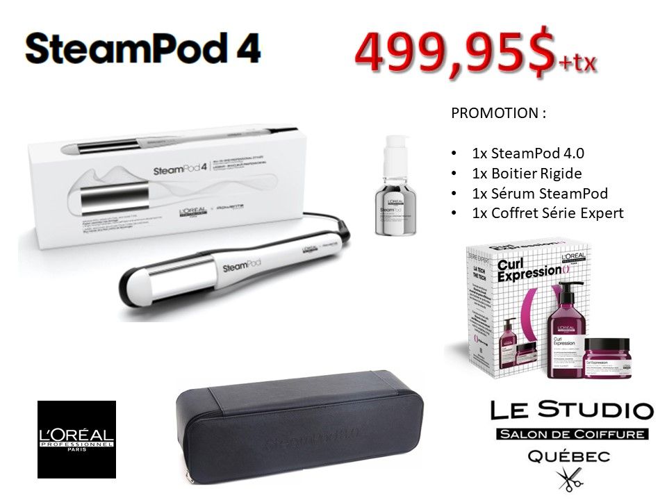 L'Oréal Steampod 4.0 + Coffret Curl Expression