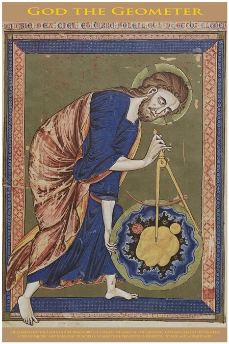 God the Geometer - Poster Print