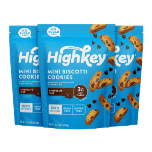 High Key Mini Biscotti Cookies Chocolate Chips