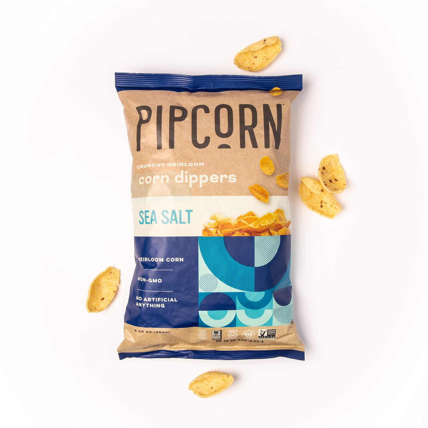 Pipcorn Heirloom Corn Dippers Sea Salt