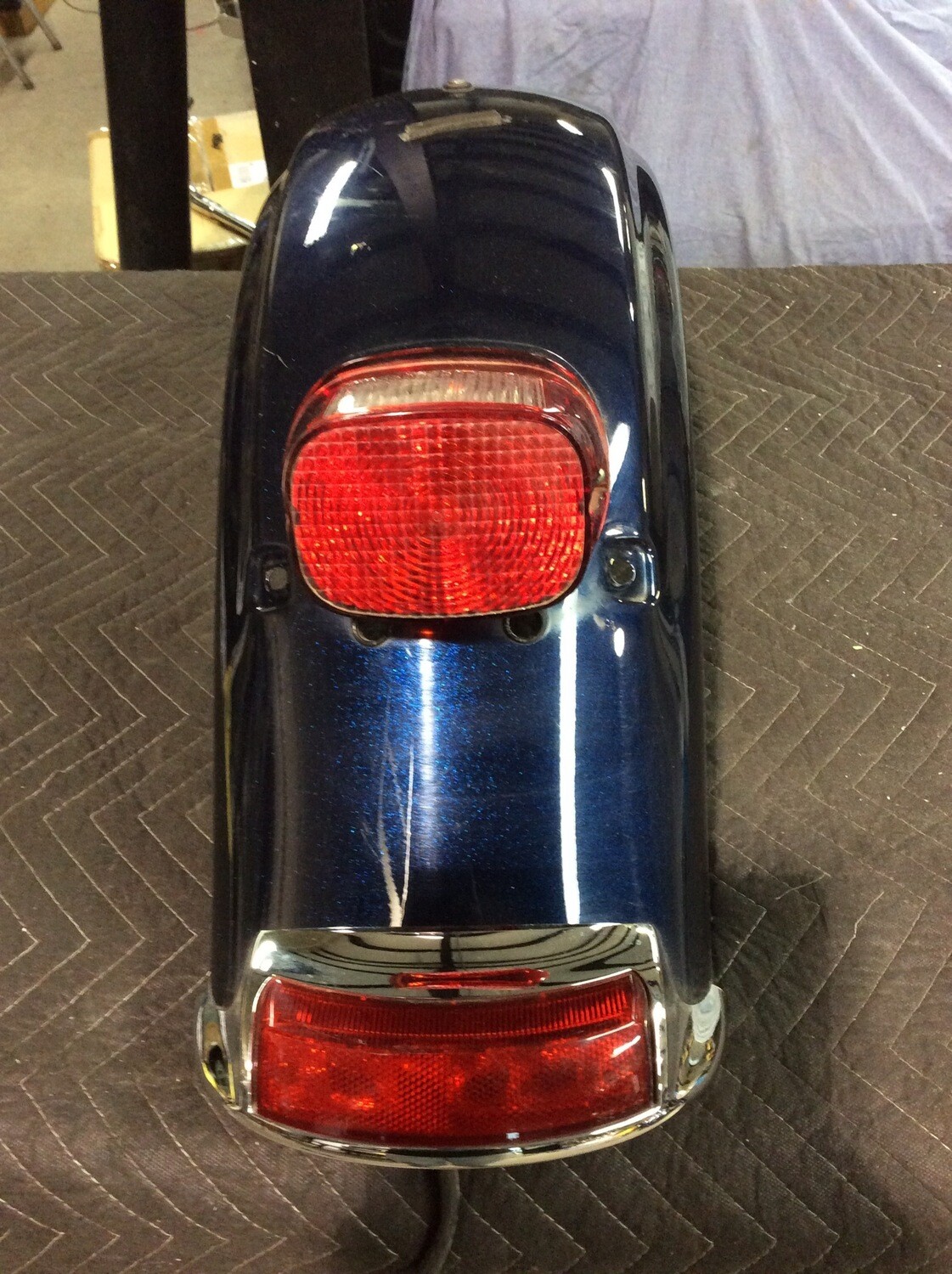 2013 HD ULTRA LIMITED FLHTK OEM REAR FENDER W/TAILIGHT & FENDER TIP ...