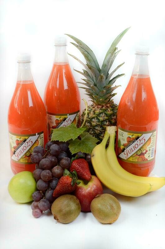 Multifruta Fizz Julio 25 Botella 1,5 L Pack x 6
