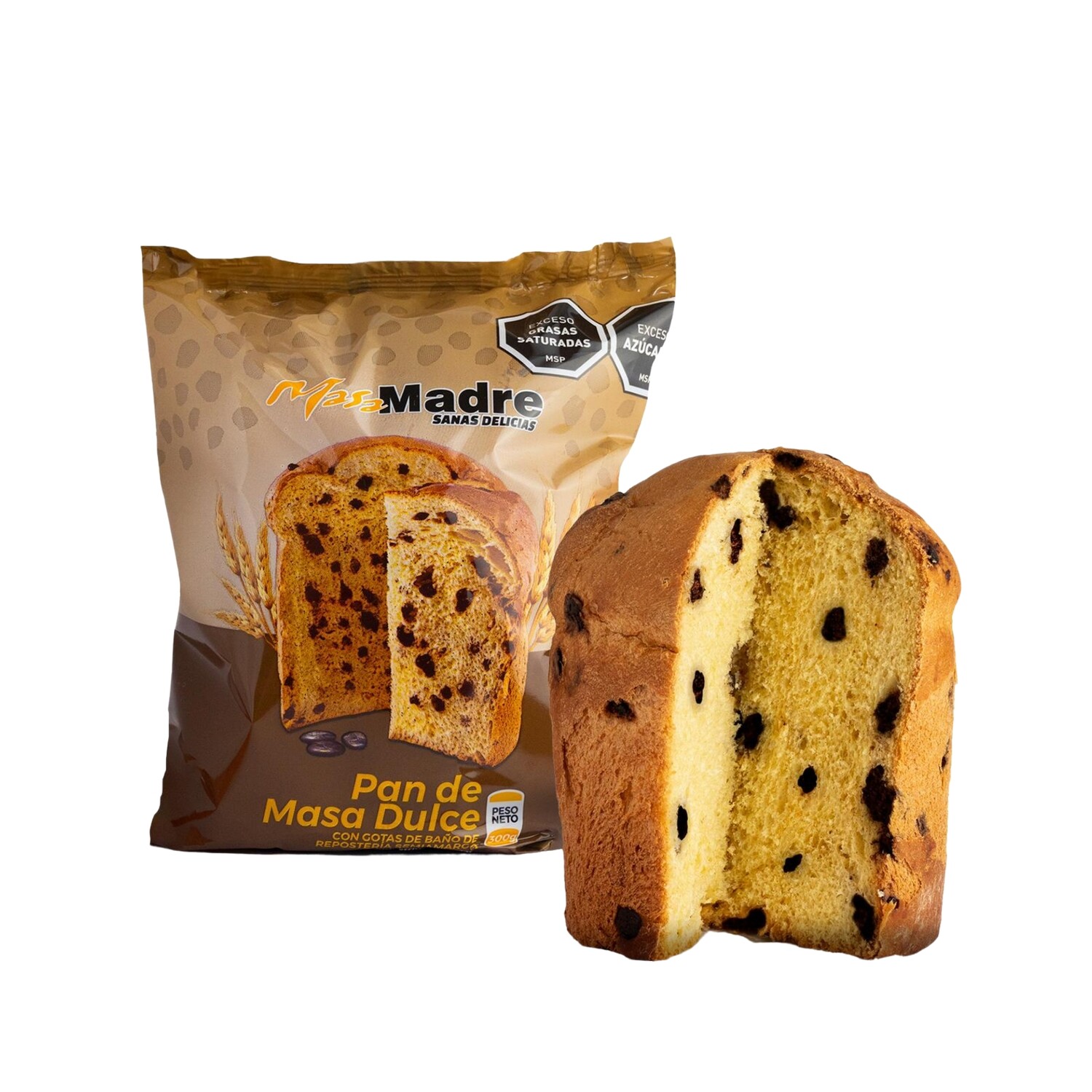 Pan Dulce Masa Madre Con Chispas de Chocolate 300 g