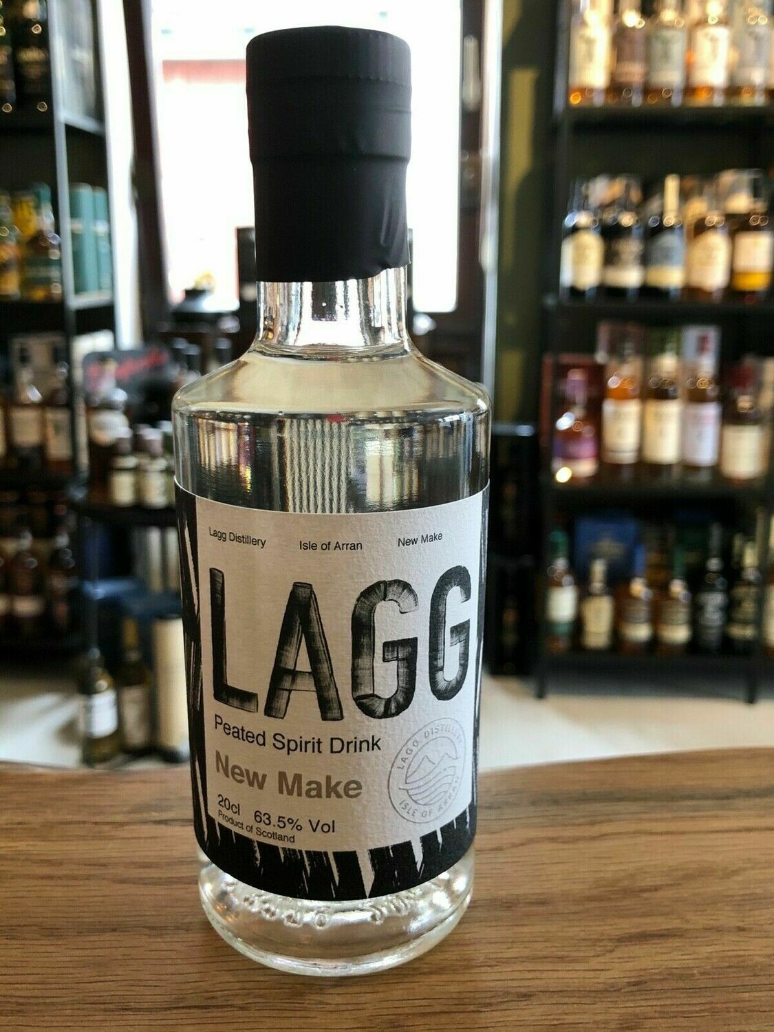 Lagg Distillery (Arran) New Make mit 0,2 L und 63,5%