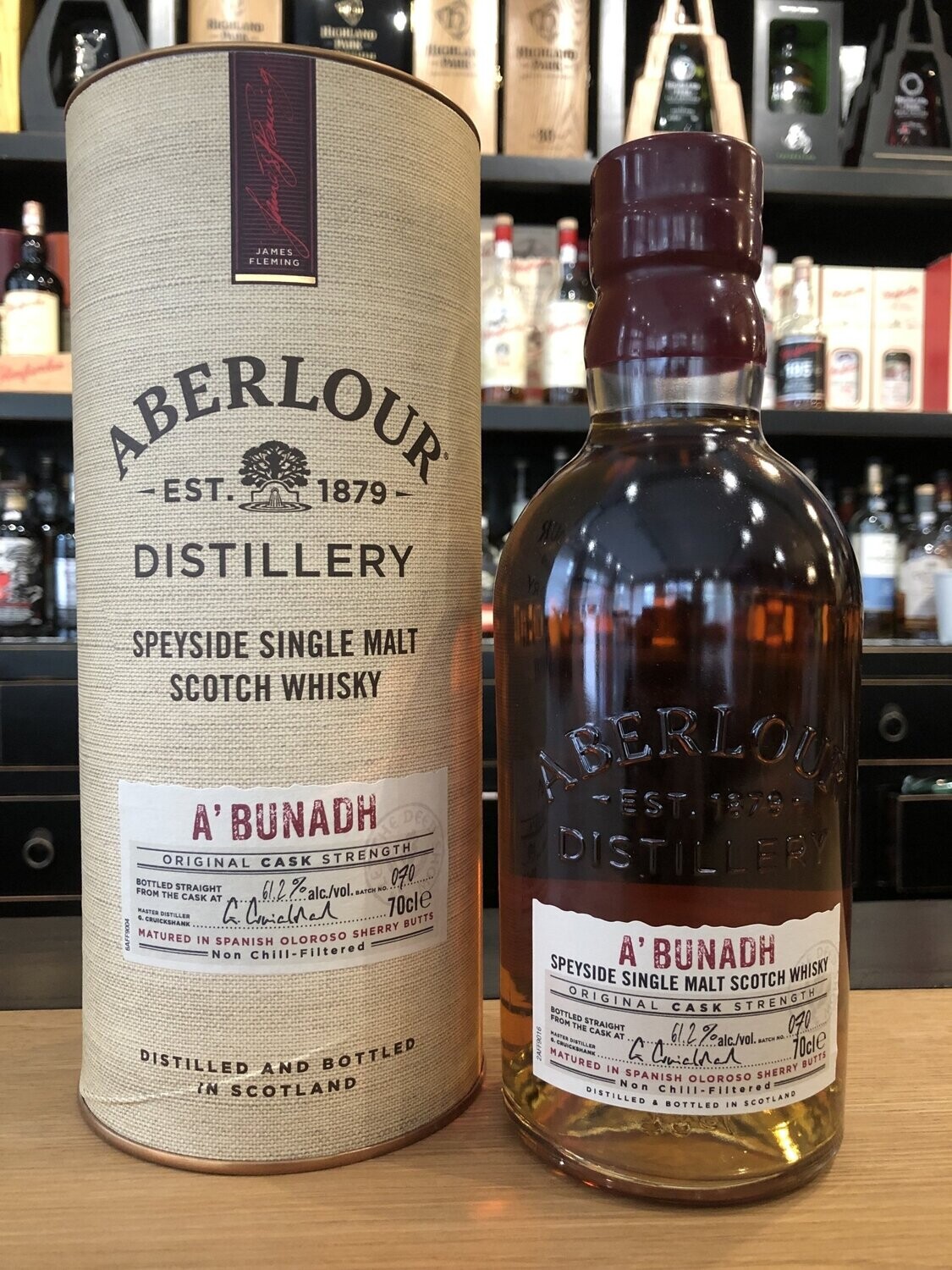 Aberlour a Bunadh Batch #70 mit 0,7l und 61,2%