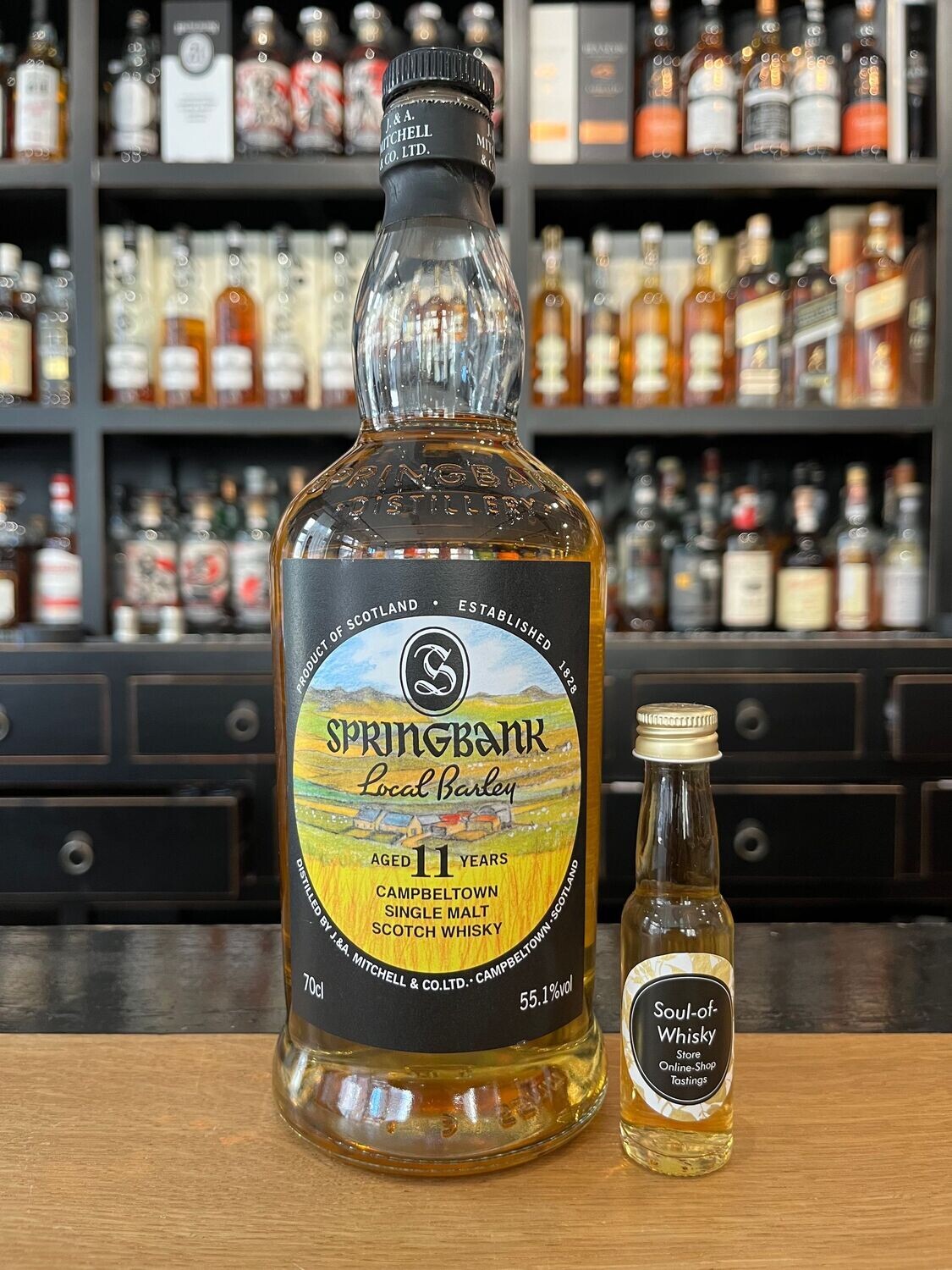 Springbank 11 Jahre Local Barley 2023 Sample mit 2cl und 55,1%