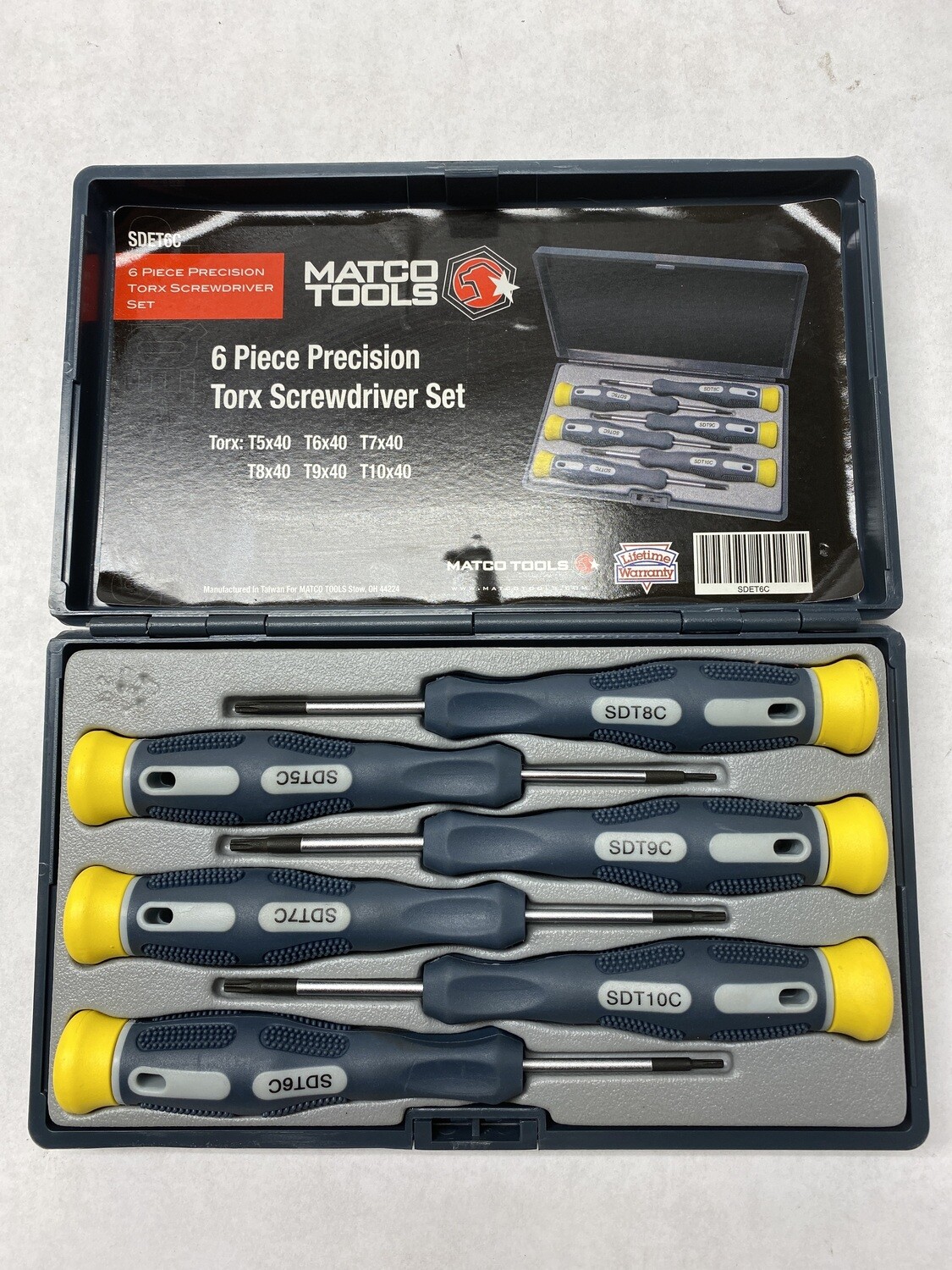 Matco 6pc Precision Torx Screwdriver Set, SDET6C - Shop - Tool Swapper