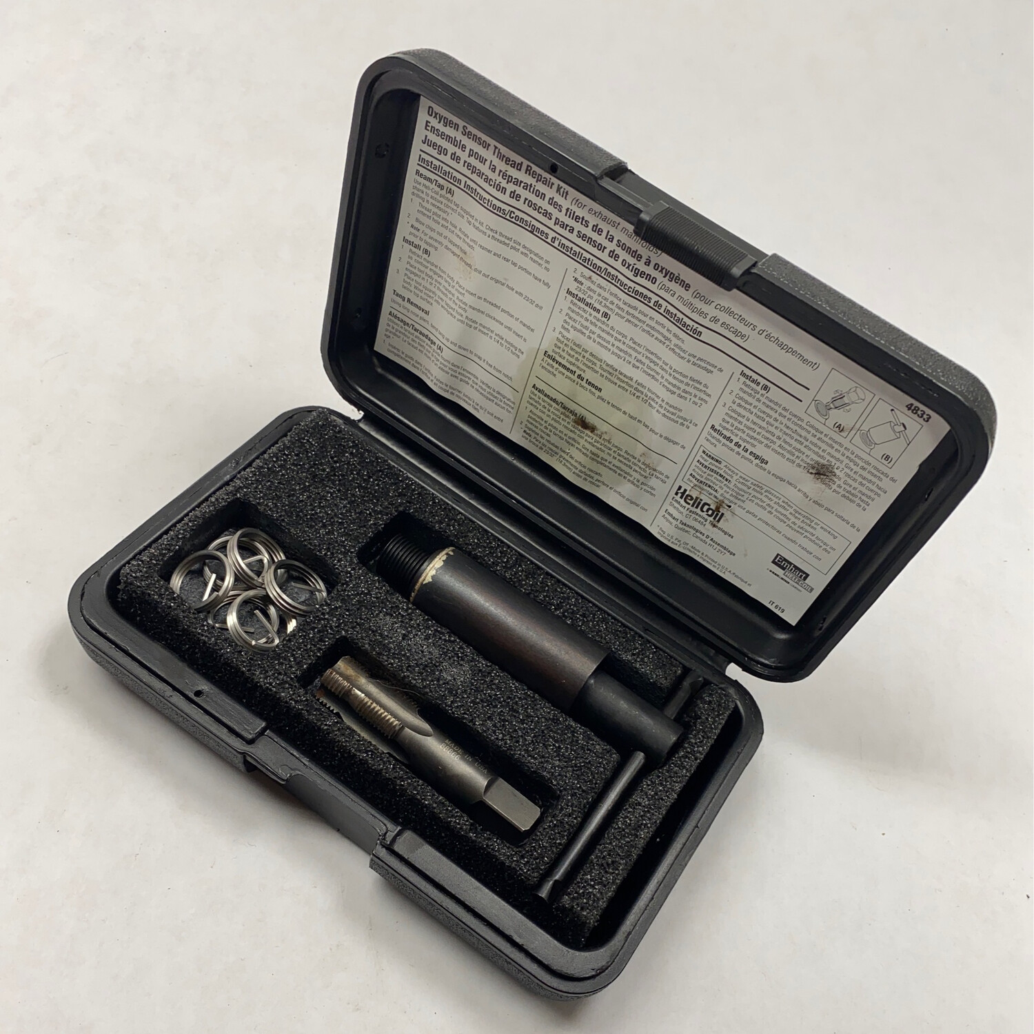 HeliCoil Oxygen Sensor Wrench Thread Repair Kit, 4833 - Shop - Tool Swapper