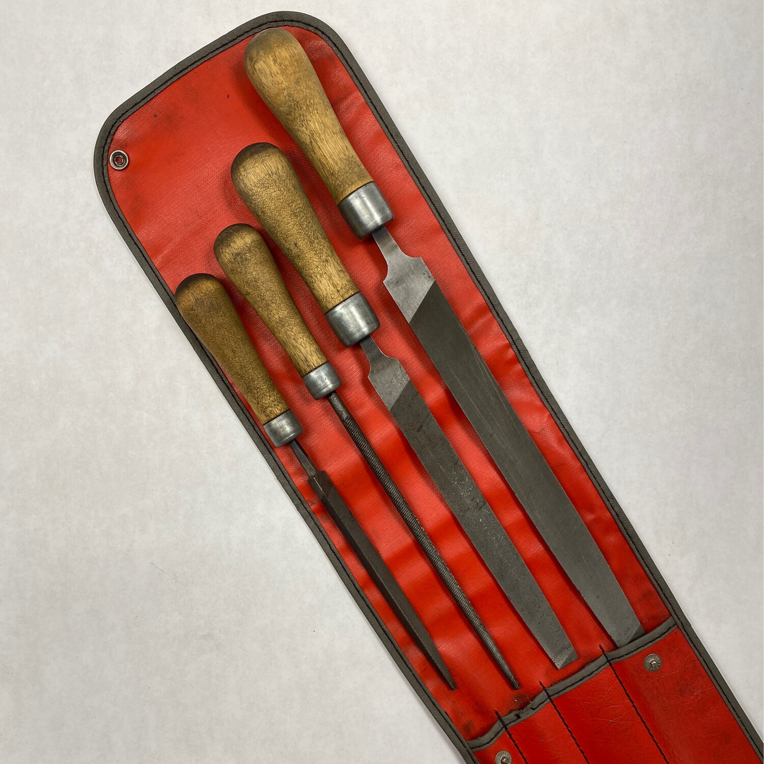 Vintage Snap On 4pc Wood Handle File Set, HB500 - Shop - Tool Swapper