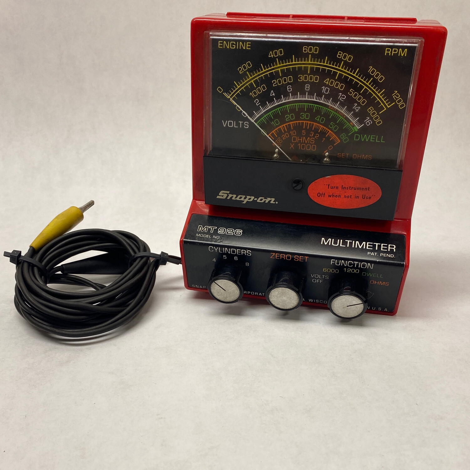 Vintage Snap On Multimeter, MT926 - Shop - Tool Swapper