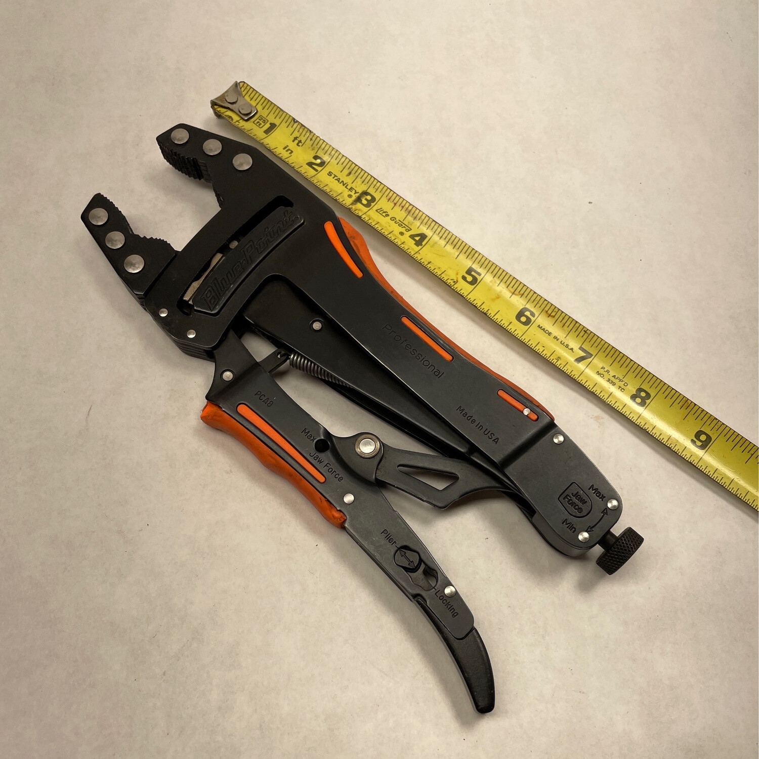 Blue Point Self Adjusting Locking Pliers, PCA8 - Shop - Tool Swapper