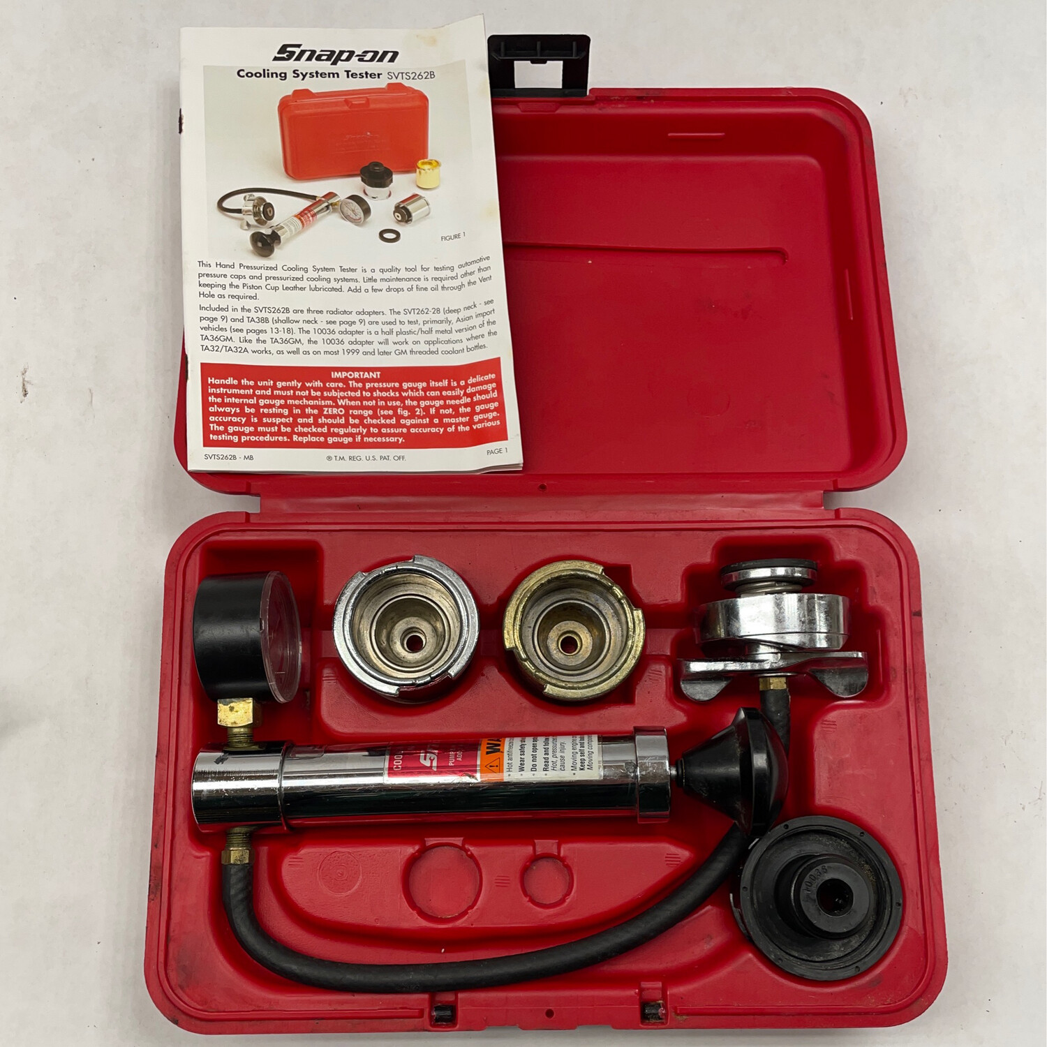 Snap On Cooling System Tester