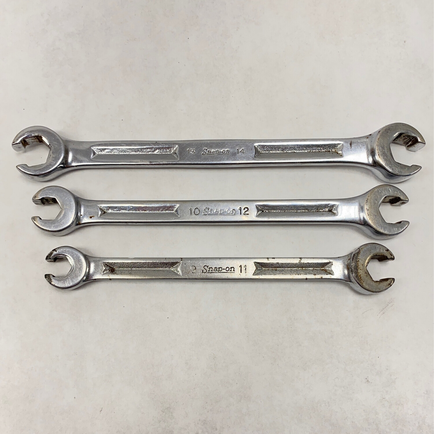 Snap On 3pc Metric Flare Nut Line Wrench Set, RXM (9-14mm) - Shop ...