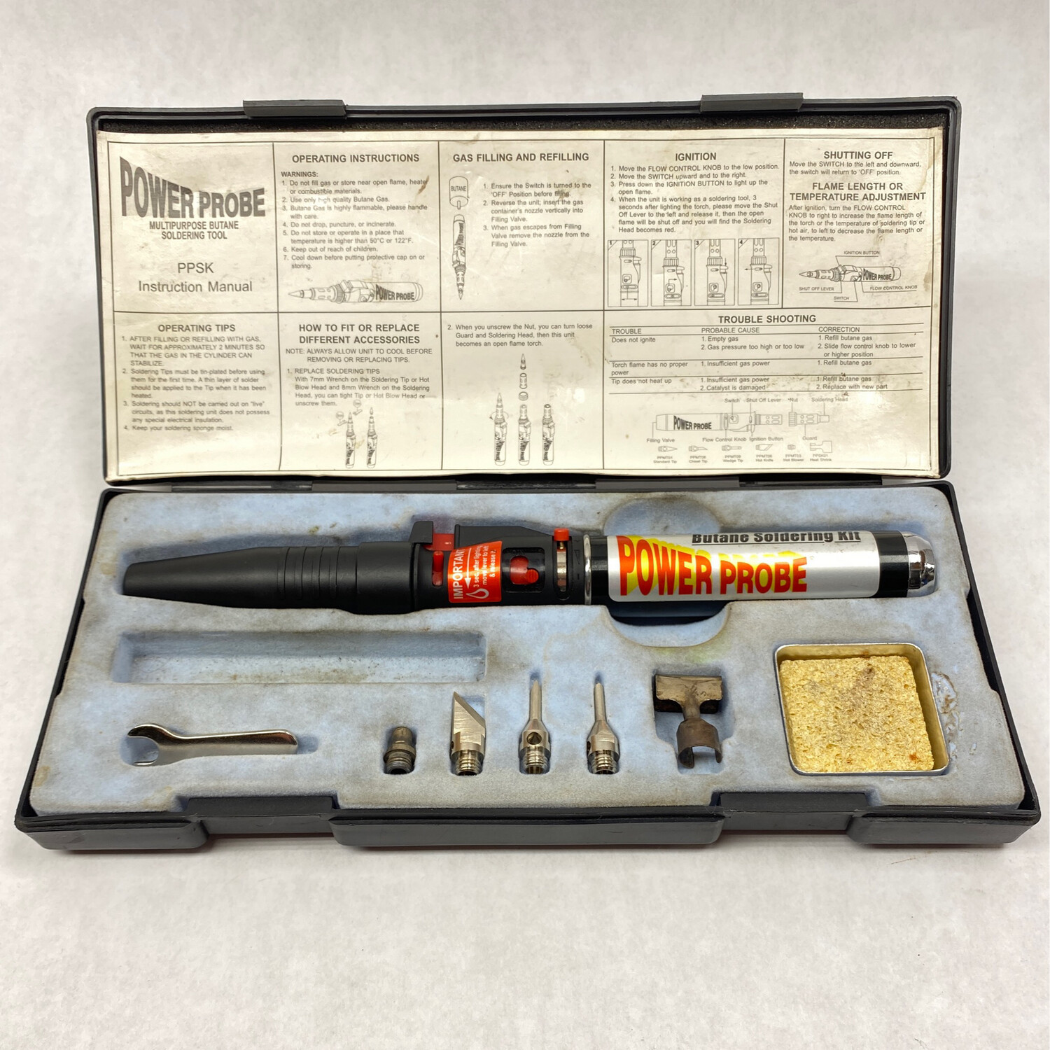Power Probe Butane Soldering Kit Parts at Ester Gordan blog
