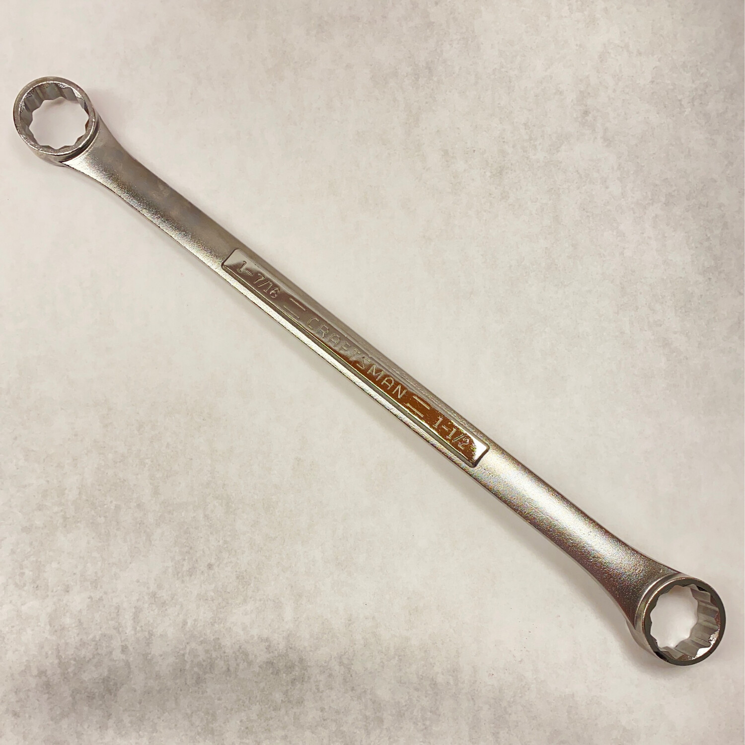 Craftsman USA 1-7/16”-1-1/2” Double Box End 12pt Combination Wrench, VA ...