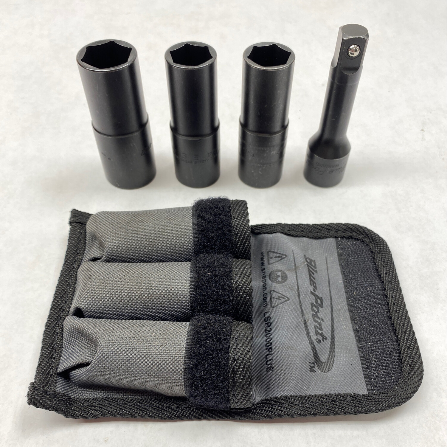 NEW Blue Point 4 pc 1/2" Square Drive Lug Nut Flip Socket Set Plus ...