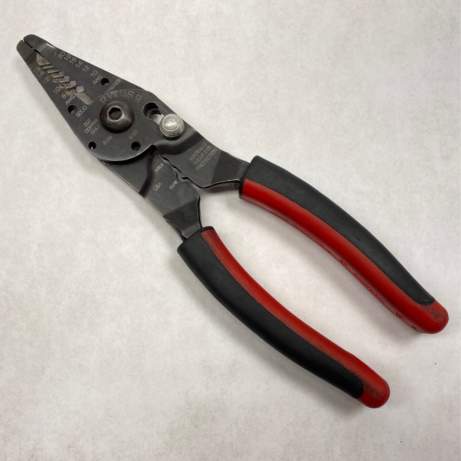 Snap On 8-3/4” Long Wire Stripper, Cutter & Crimper, PWCS9 - Shop ...