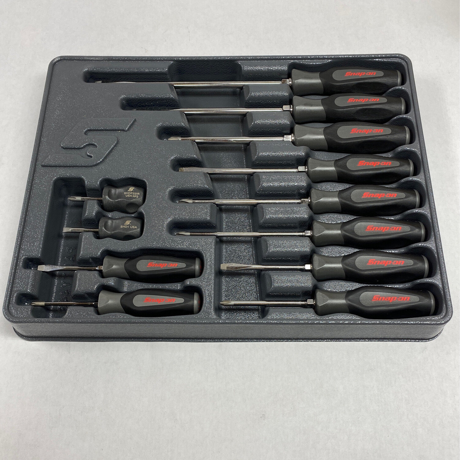 Snap On 12 Piece Dark Titanium Instinct Grip Screwdriver Set - Shop ...