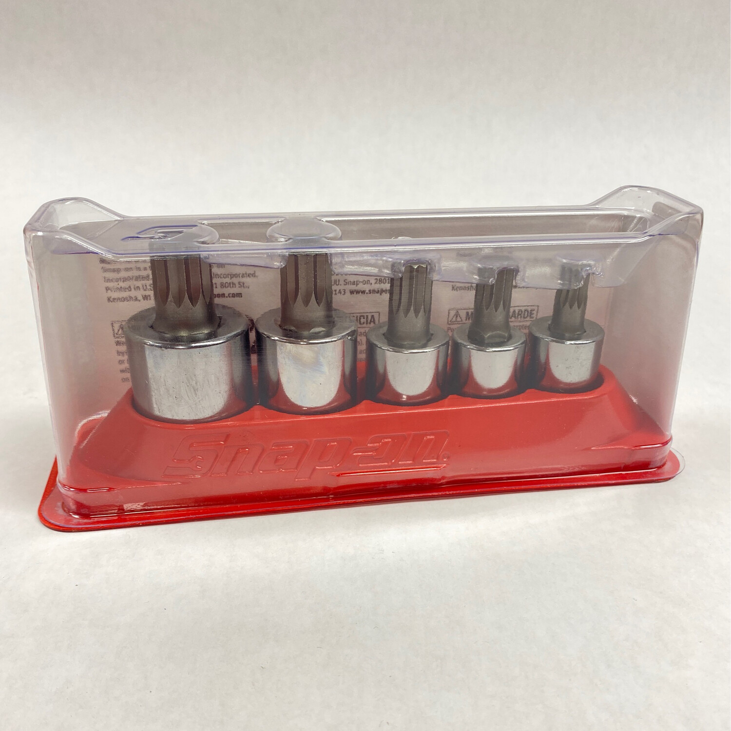 Brand New Snap On 5 pc 1/2" Drive Metric Stubby Triple Square Bit ...