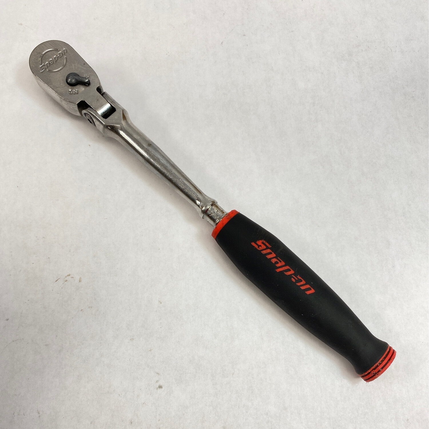 Snap On 1/4" Drive Dual 80 Technology Soft Grip Long Handle Flex-Head Ratchet, THLF72 - Shop ...