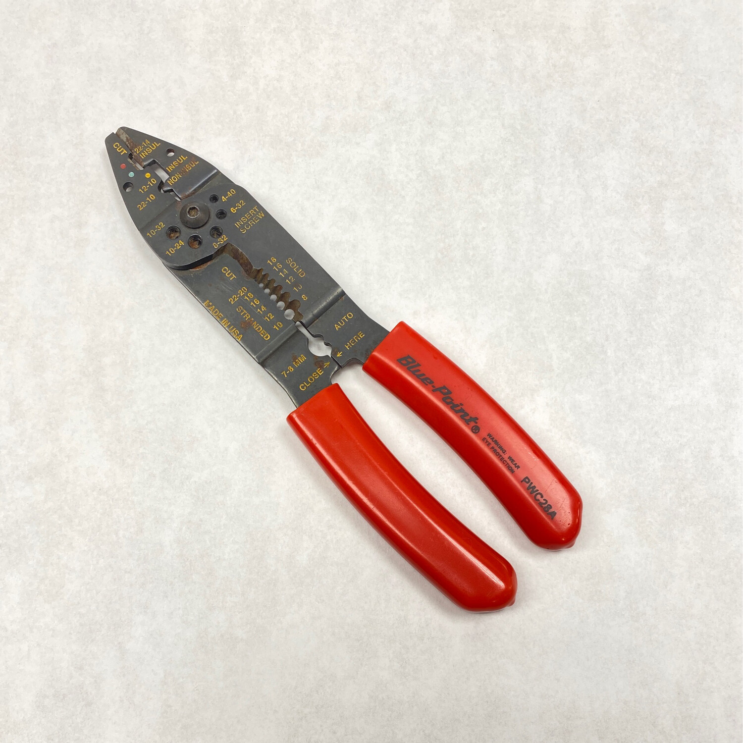 Blue Point Combination Electrical Wire Stripper Pliers, PWC28A - Shop ...