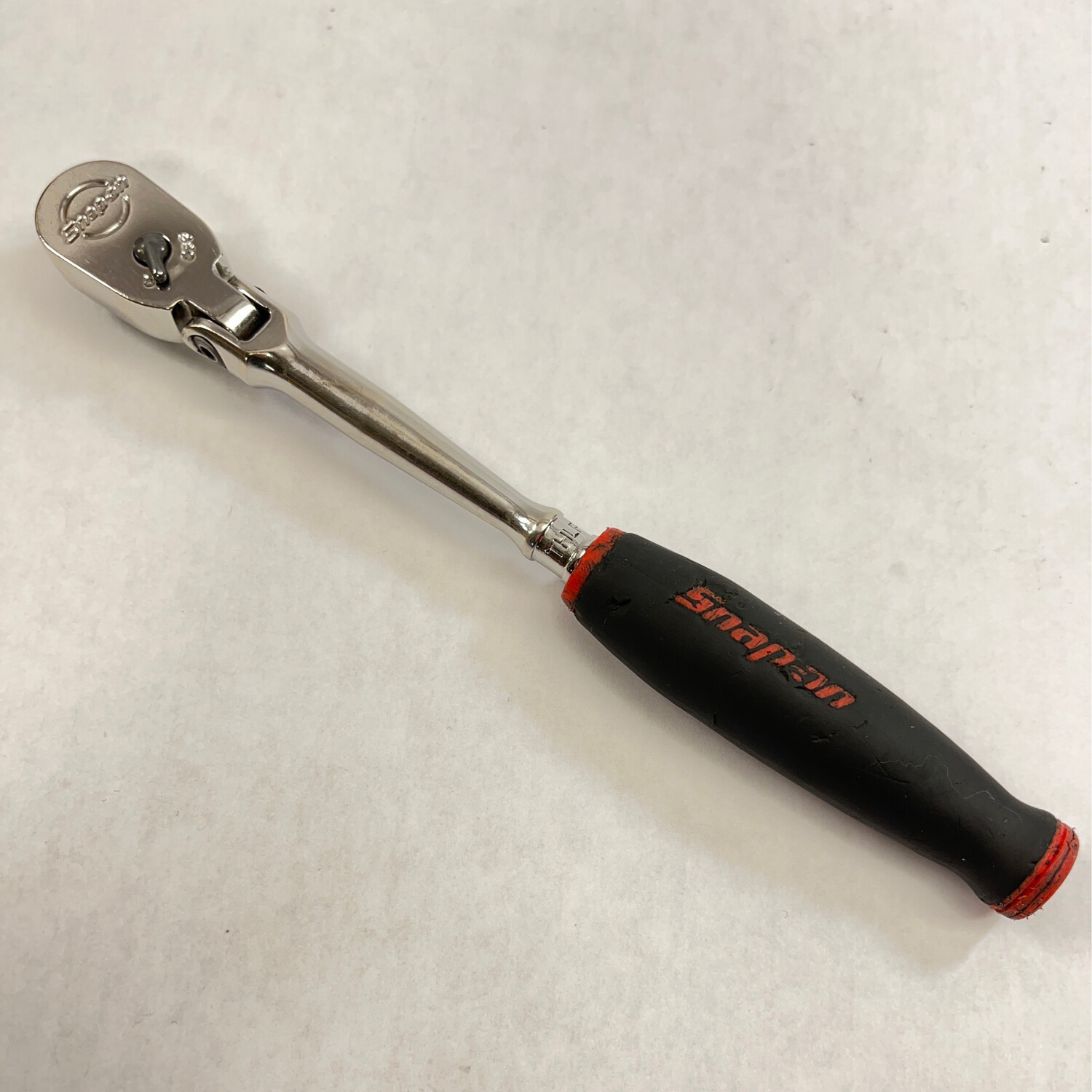 Snap On 1/4" Drive Dual 80 Technology Soft Grip Long Handle Flex-Head Ratchet, THLF72 - Shop ...
